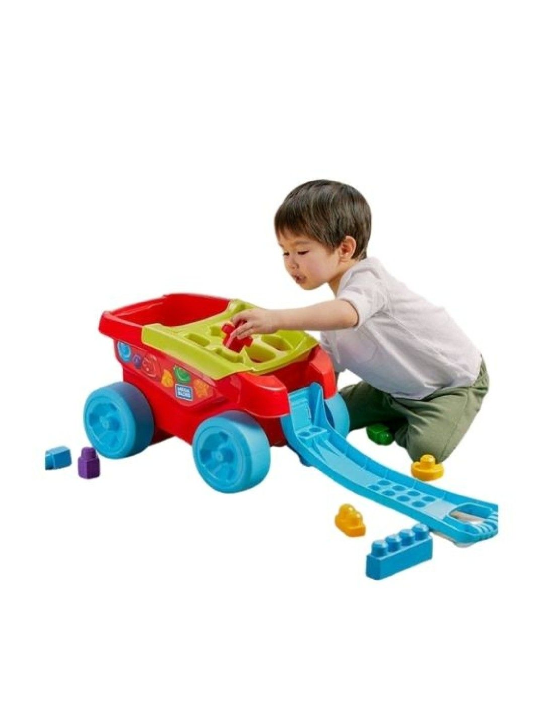 Mega Bloks Shape Sorting Wagon Building Set (Class | edamama