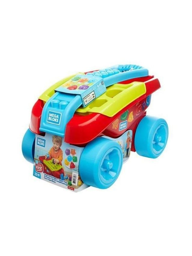 Mega Bloks Shape Sorting Wagon Building Set (Classic) | edamama