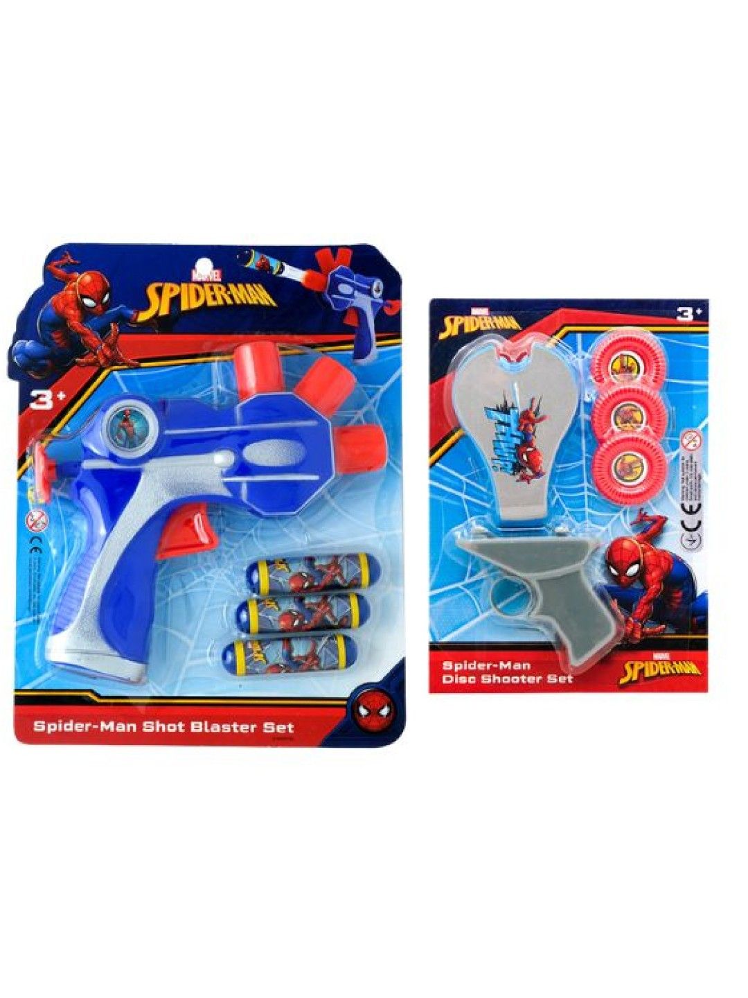 Marvel Spiderman Shot Blaster and Disc Shooter Set | edamama