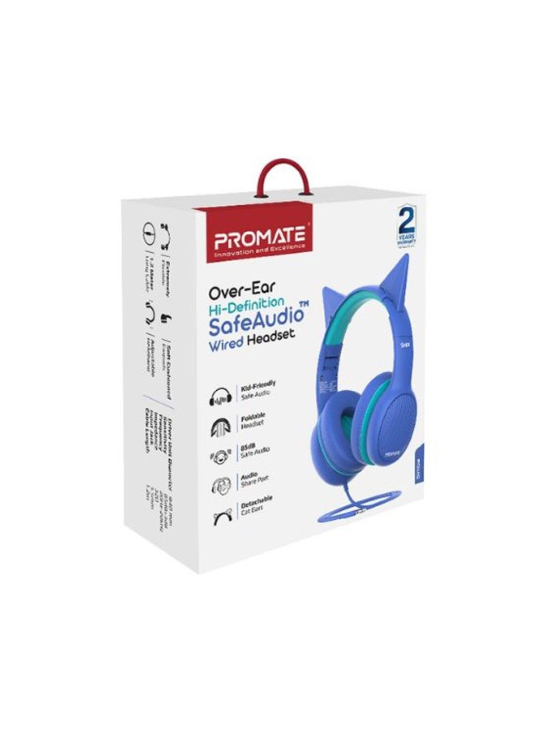 Promate Simba Over-Ear Hi-Definition SafeAudio™ Wi | edamama