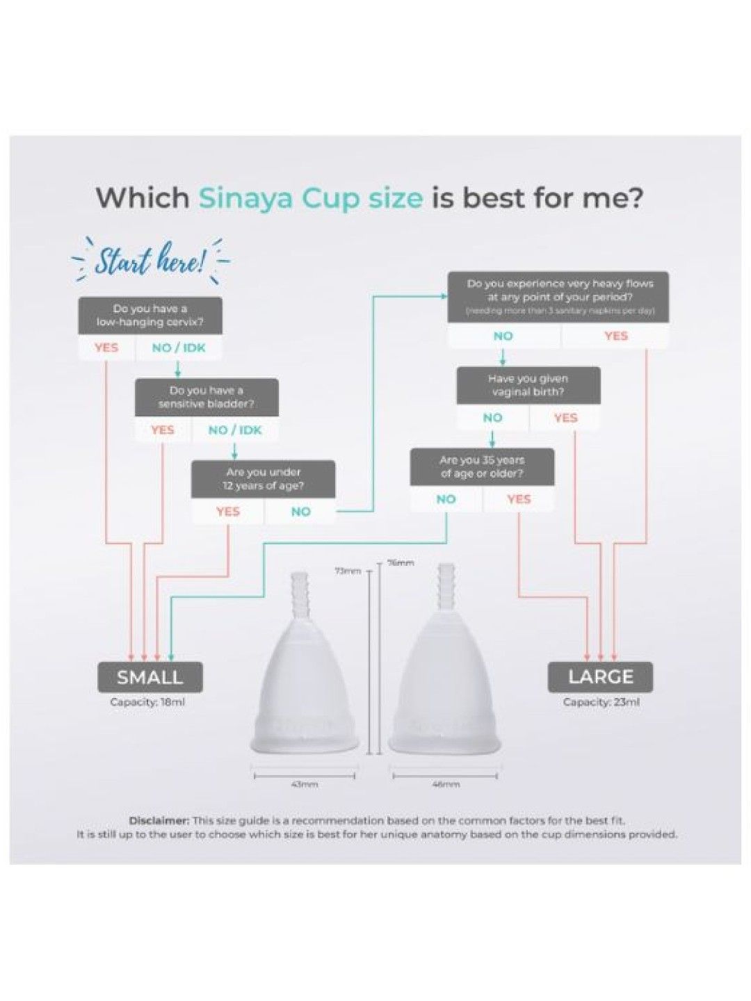 Sinaya Cup Menstrual Cup | edamama