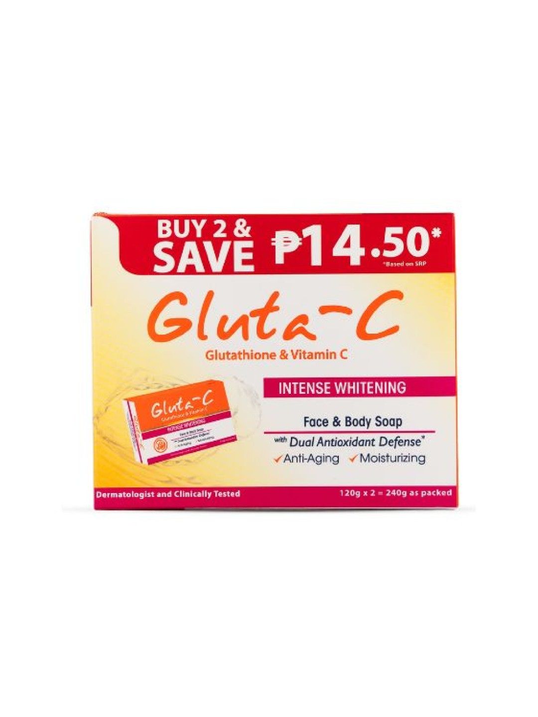 Gluta-C Soap (120g) x 2 | edamama