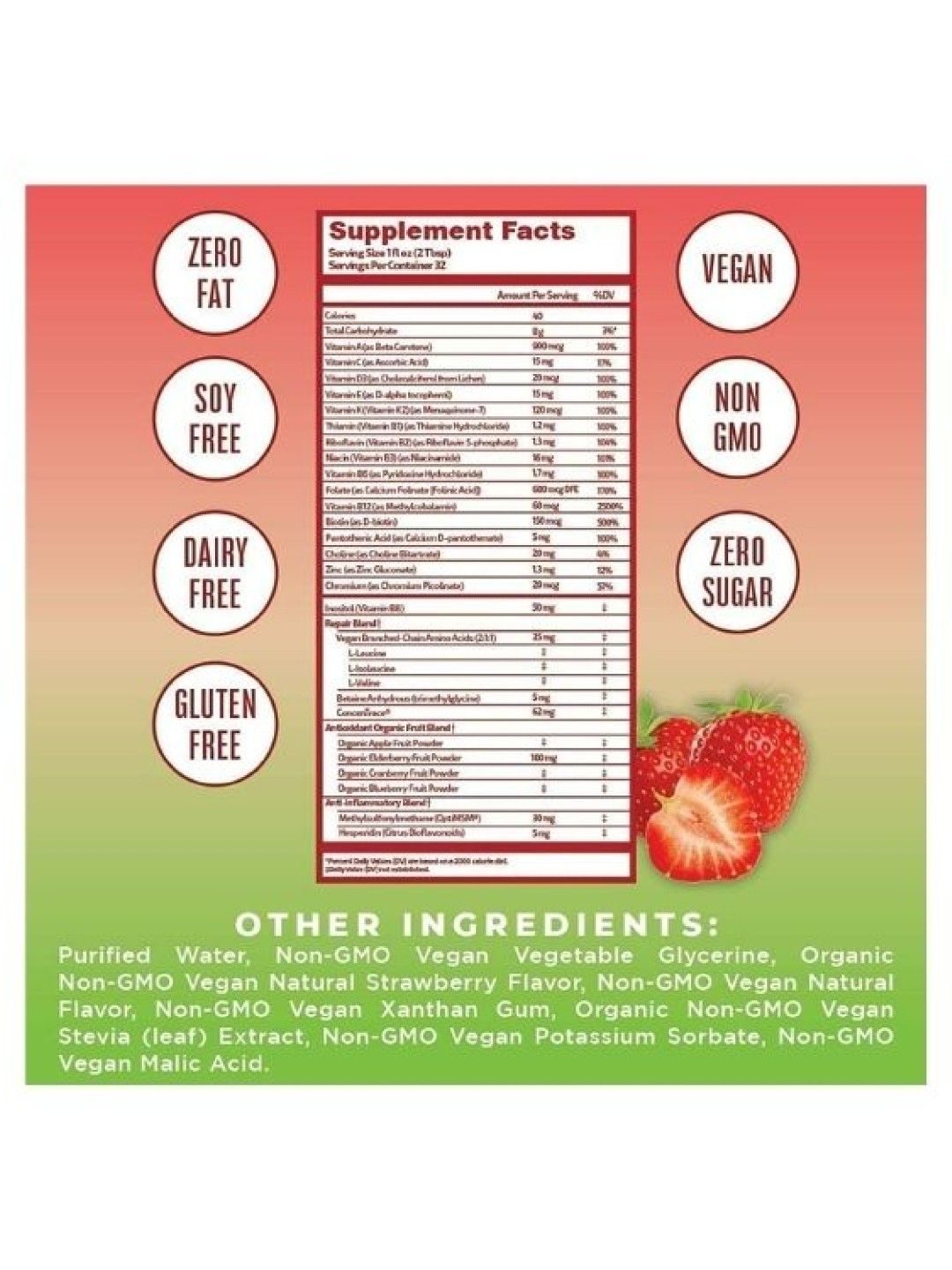 Mary Ruth's Liquid Morning VEGAN Multivitamin Essentials - Strawberry ...