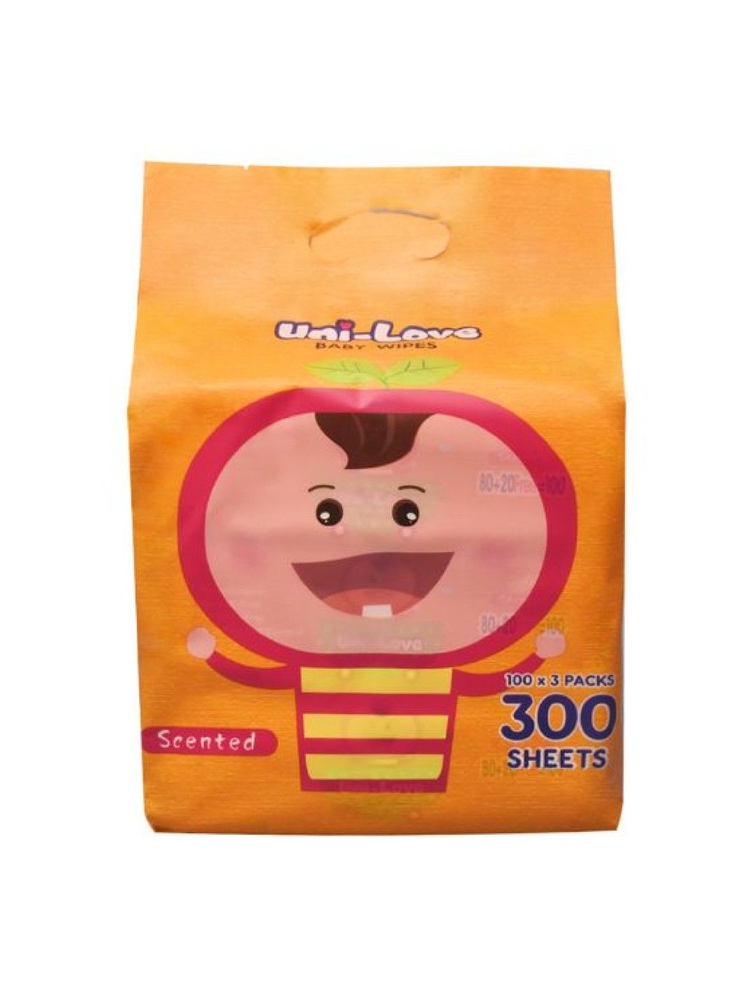 Uni-love Scented Baby Wipes 100's (Pack of 3) | edamama