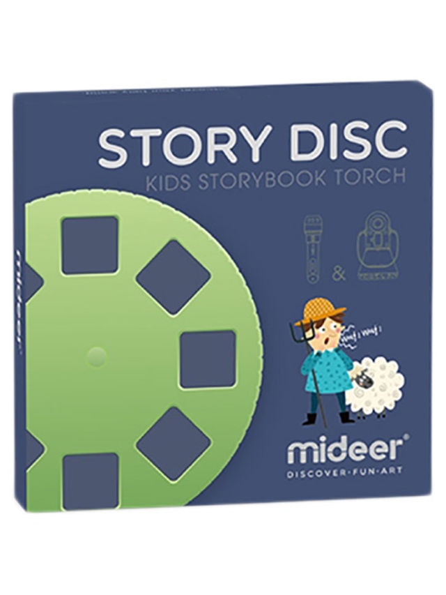 MiDeer Story Disc Films for Kids Storybook Torch - 4 Stories (Green ...