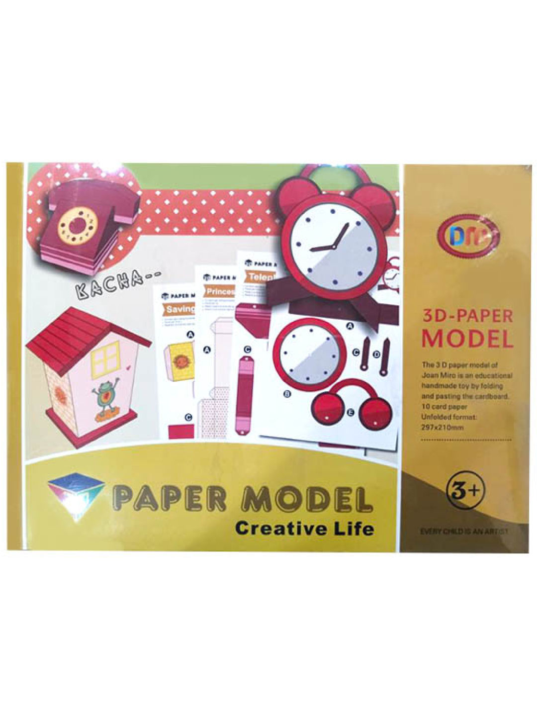 Smart Kiddos 3D Paper Model - Creative Life Clock | edamama