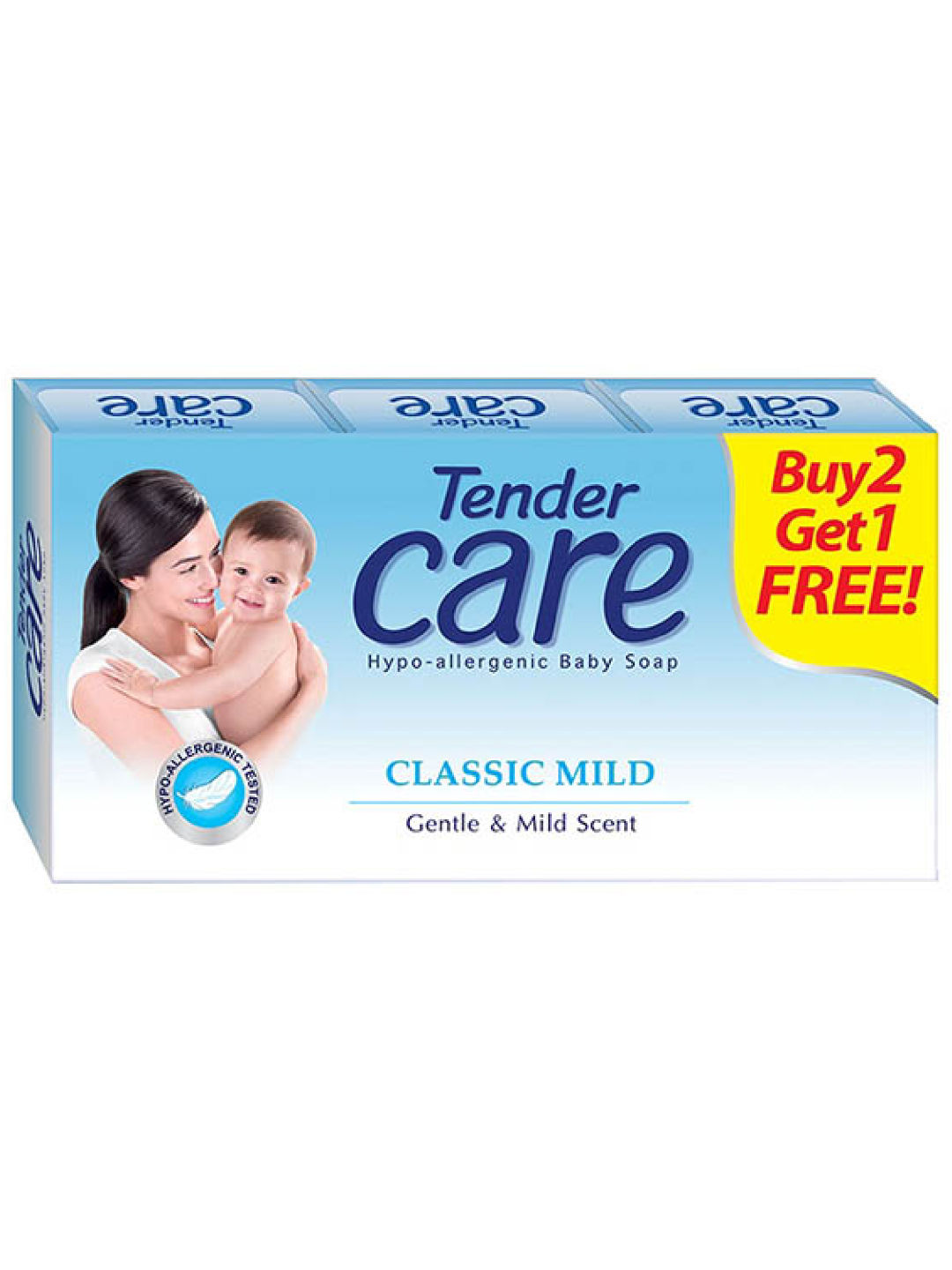 Tender Care Classic Mild Baby Soap 80g (Pack of 3) | edamama