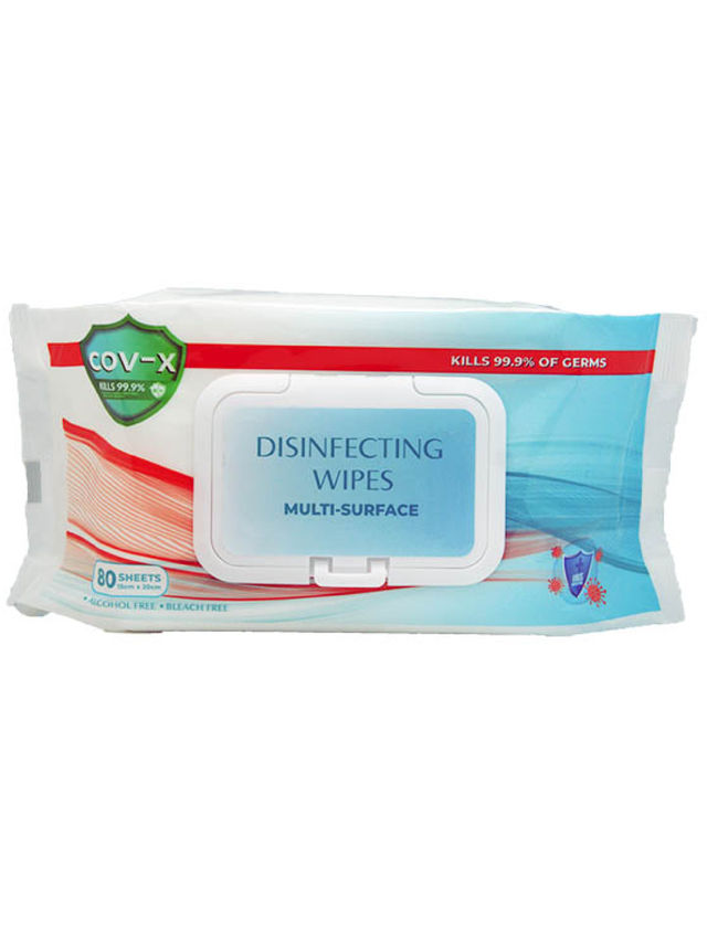 COV-X Surface Disinfectant Wipes 80 sheets, Alcoho | edamama