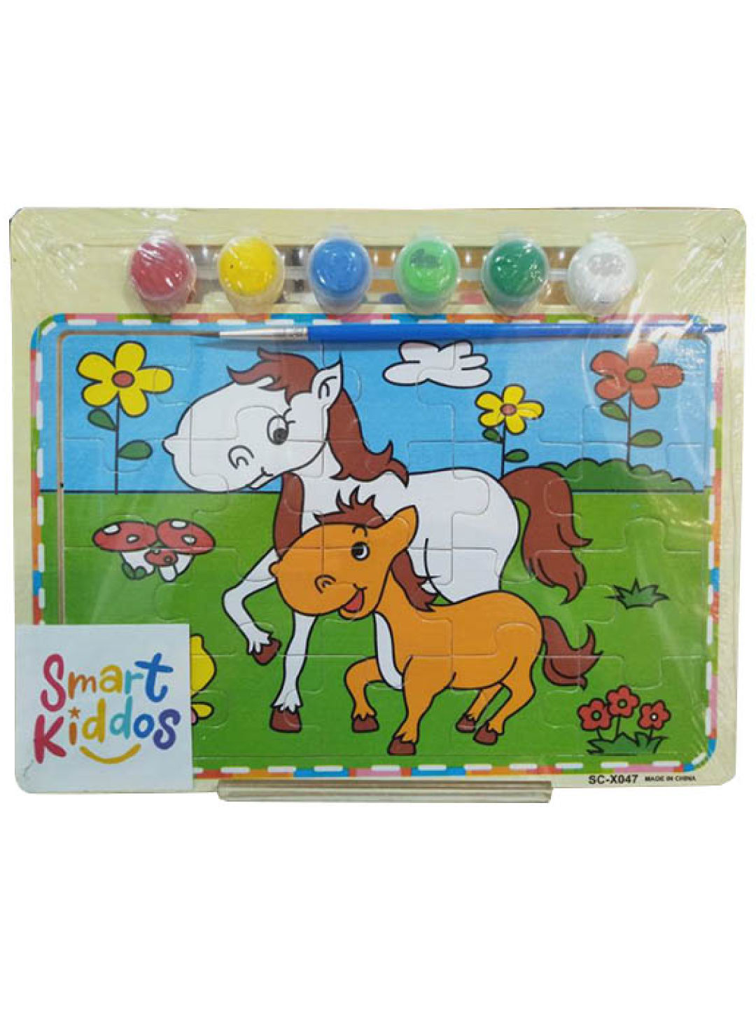 Smart Kiddos Horse Paint Puzzle | edamama