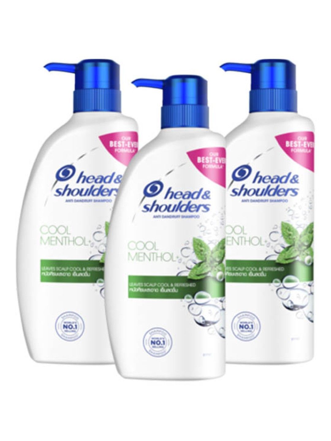 Head and Shoulders Cool Menthol Shampoo 3-Pack (450m