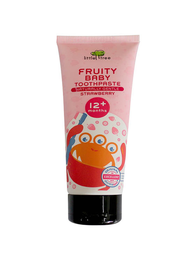 Little Tree Monster Series Toddler Fruity Baby Toothpaste (70ml) | edamama