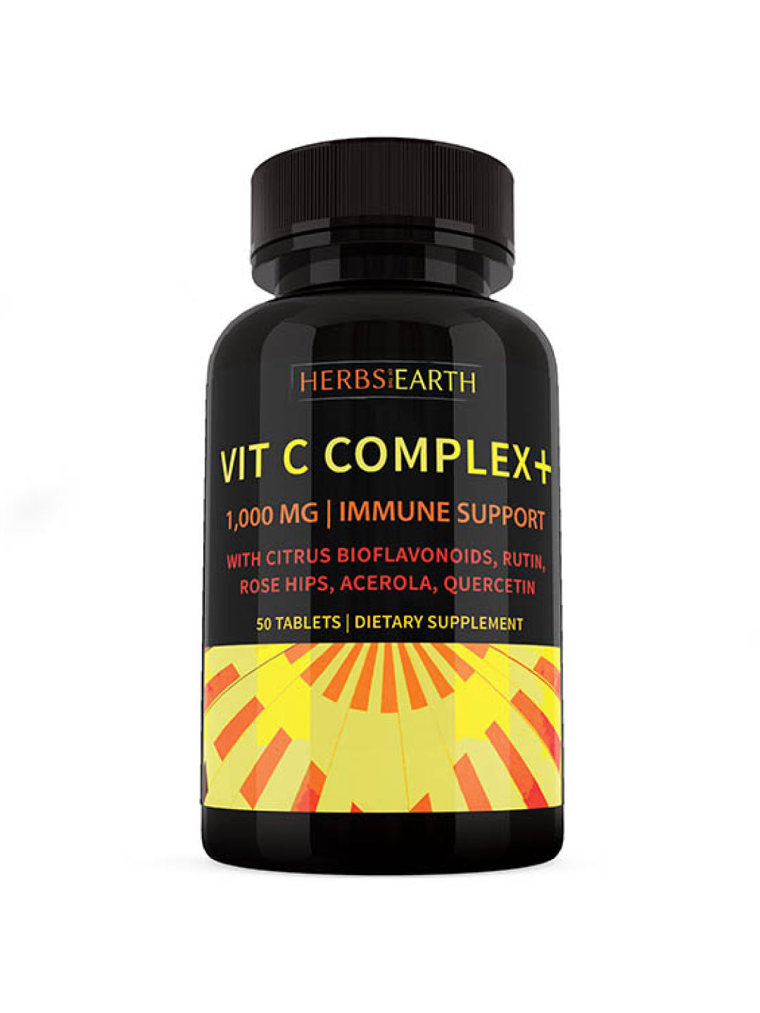Herbs of the Earth Vitamin C 1000mg Complex (50 Capsules) | edamama