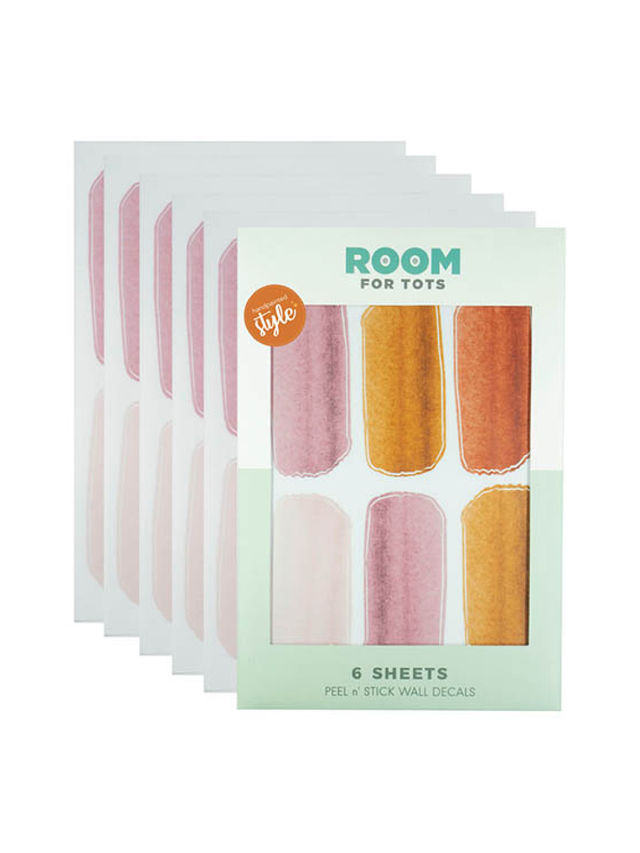 Room for Tots Earthy Strokes Shine Vinyl Wall Stic | edamama