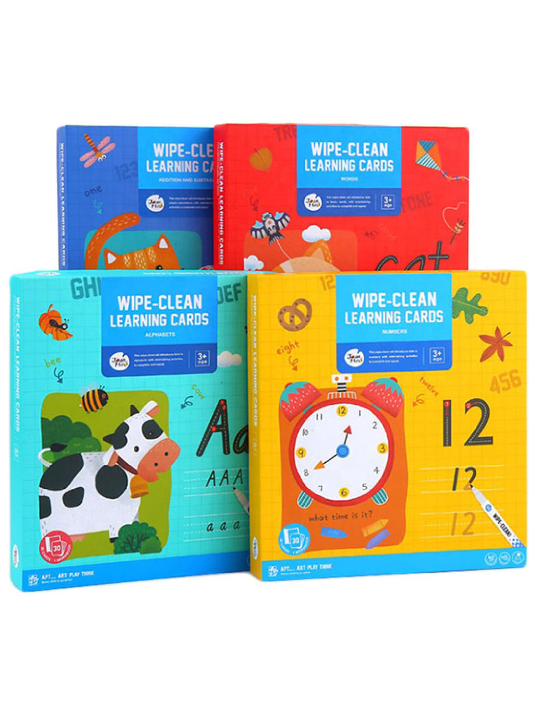 Joan Miro Wipe-Clean Learning Cards - Alphabets | edamama