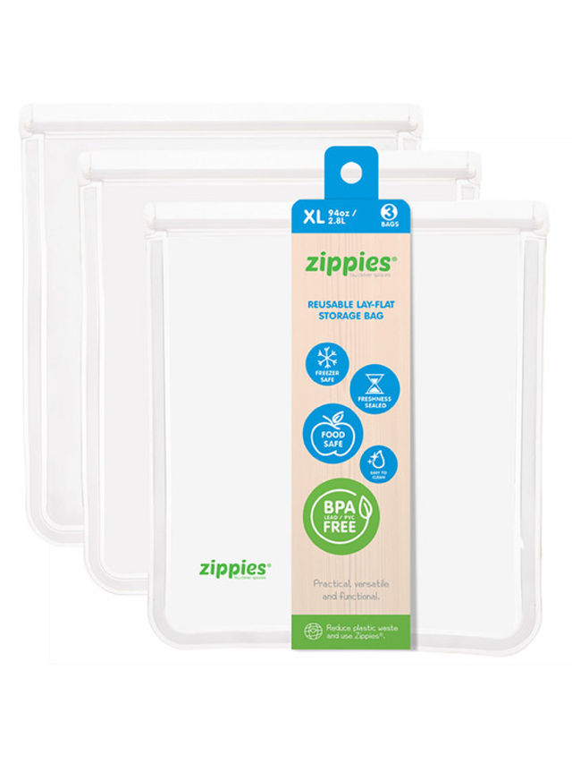 Zippies Original Reusable Lay Flat Bags XL - Bundl | edamama