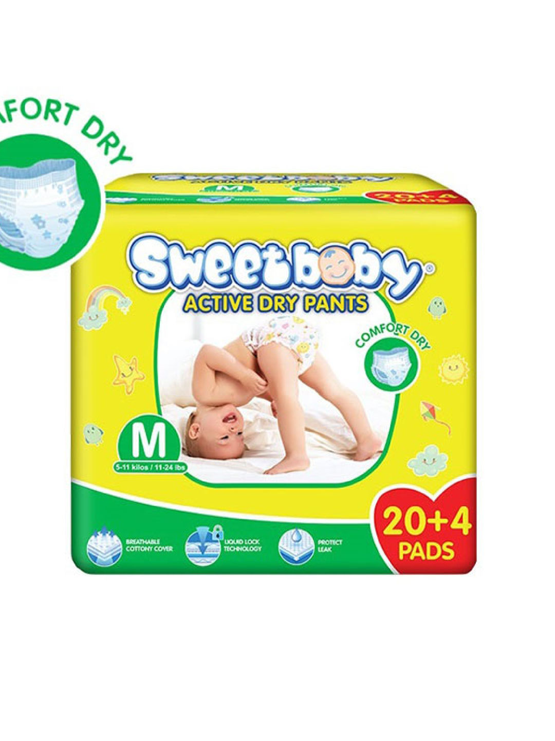 Sweetbaby Active Dry Pants Medium (20+4) | edamama
