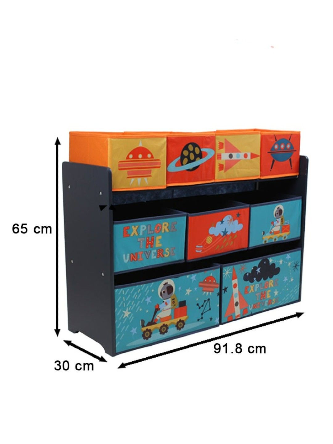 Harper and Chase | Toy Organizer Shelf with Bins (Sp