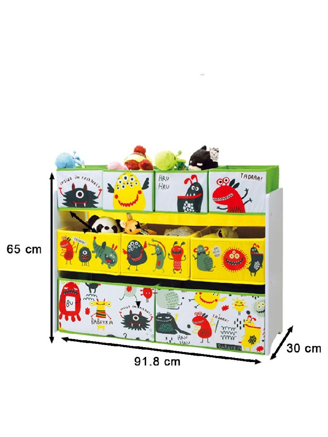 Harper and Chase | Toy Organizer Shelf with Bins (Mo