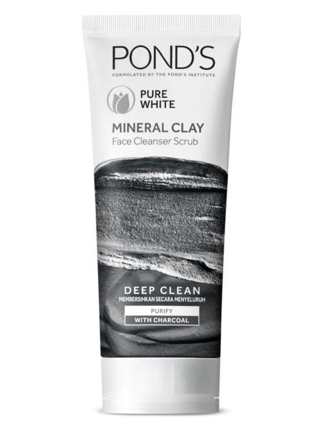 Pond's Pure White Mineral Clay Facial Scrub (90g)… | edamama