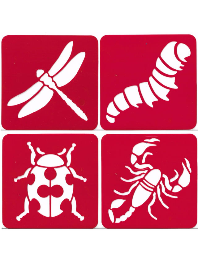 LunaLoveMNL Stencil - Insect (Set of 4) | edamama