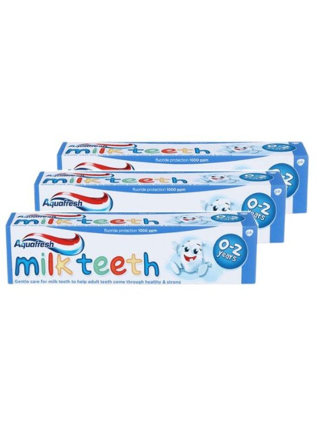 Aquafresh Milk Teeth Toothpaste 50ml x 3 | edamama